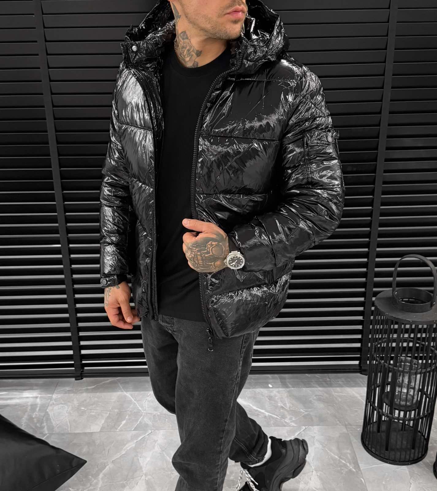 Shiny Jacket – Black – Nadu-Men.gr
