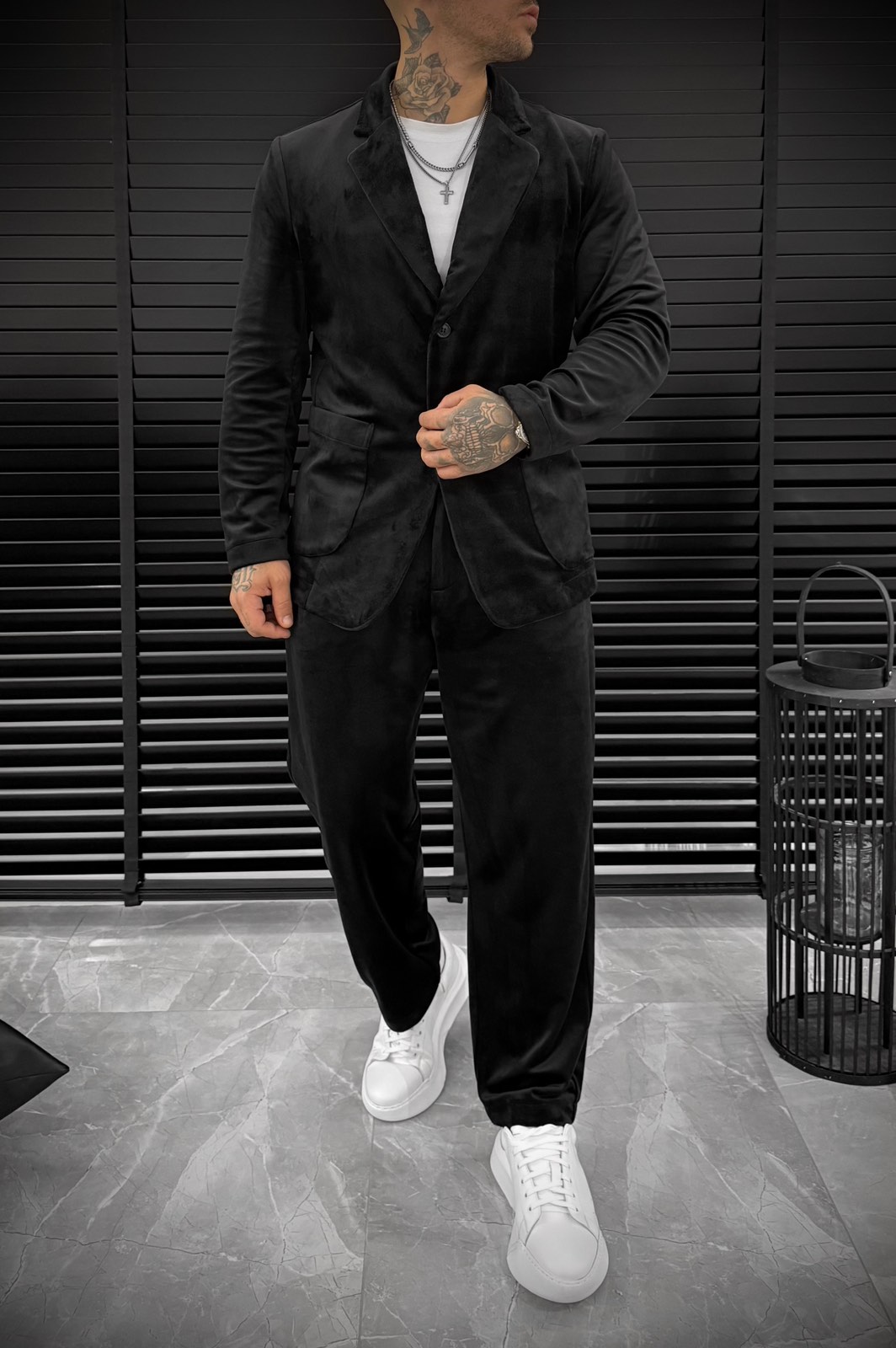 Velvet Elegance Suit Set – Βlack – Nadu-Men.gr
